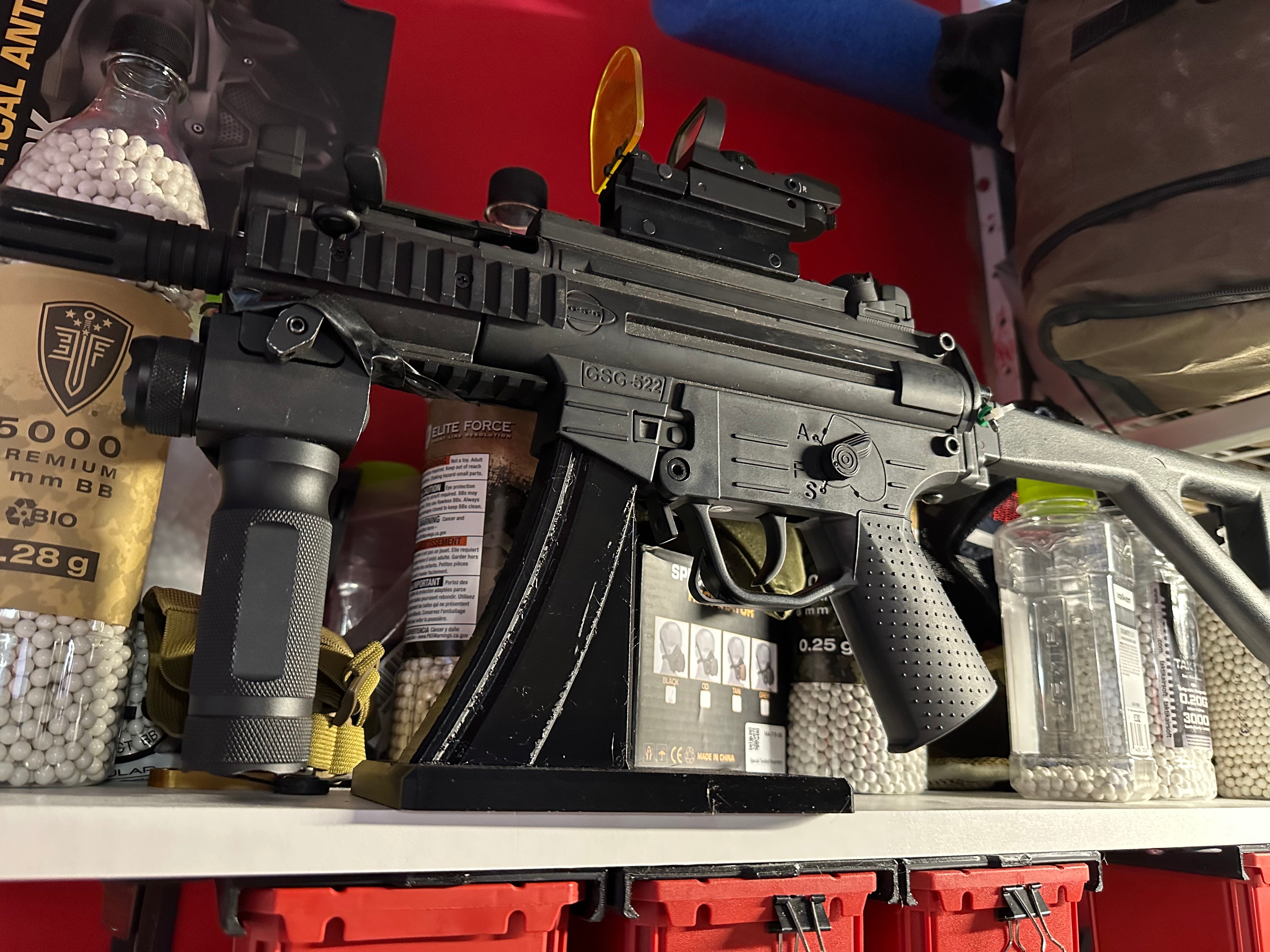 Mp5 airsoft Desk mount – Doom 3D Printing