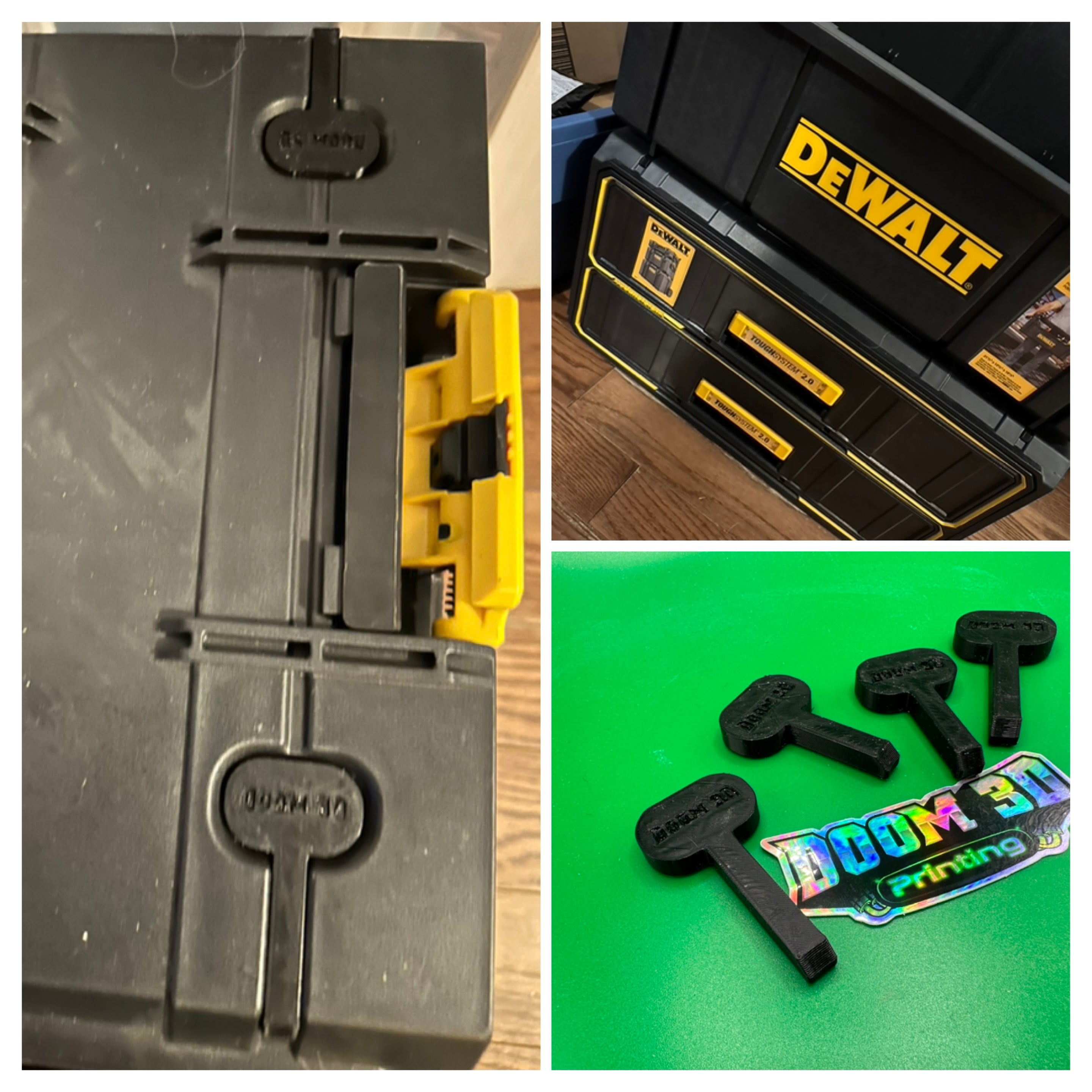 Dewalt Tstack Anti wobble inserrt – Doom 3D Printing